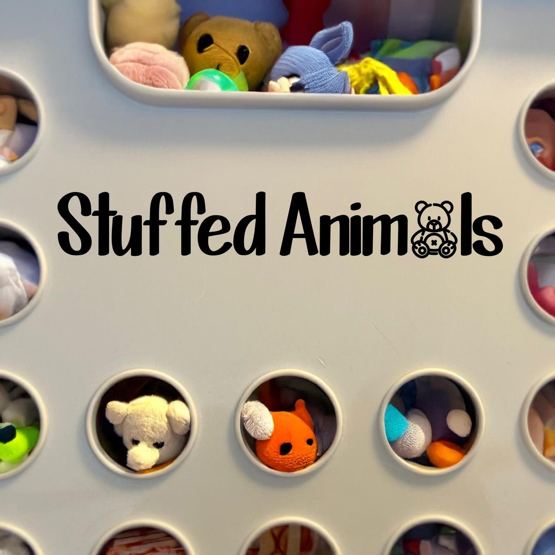 Kids Toy Labels | Custom Toy Bin Organization | Playroom Decals | Vinyl ...