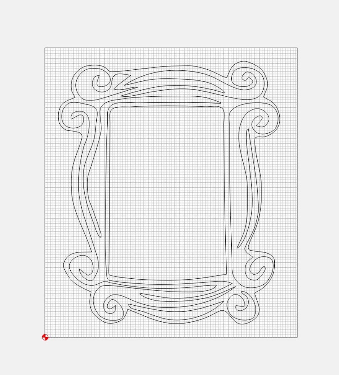 Large Friends Picture Frame - SVG and Carbide Create File ONLY - Etsy