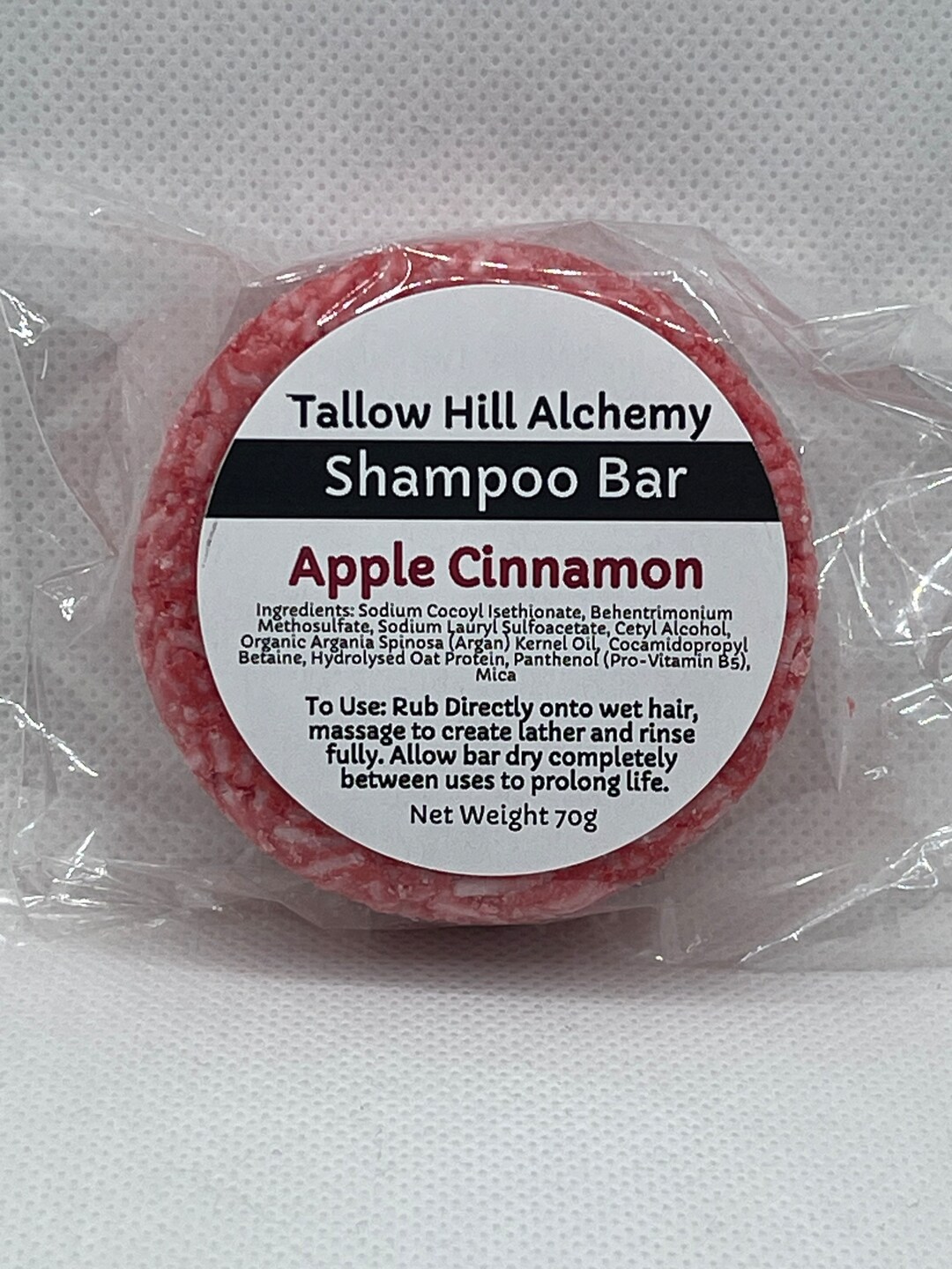 APPLE CINNAMON Solid Shampoo Bar | VEGAN | Moisturizing Gentle Hair ...