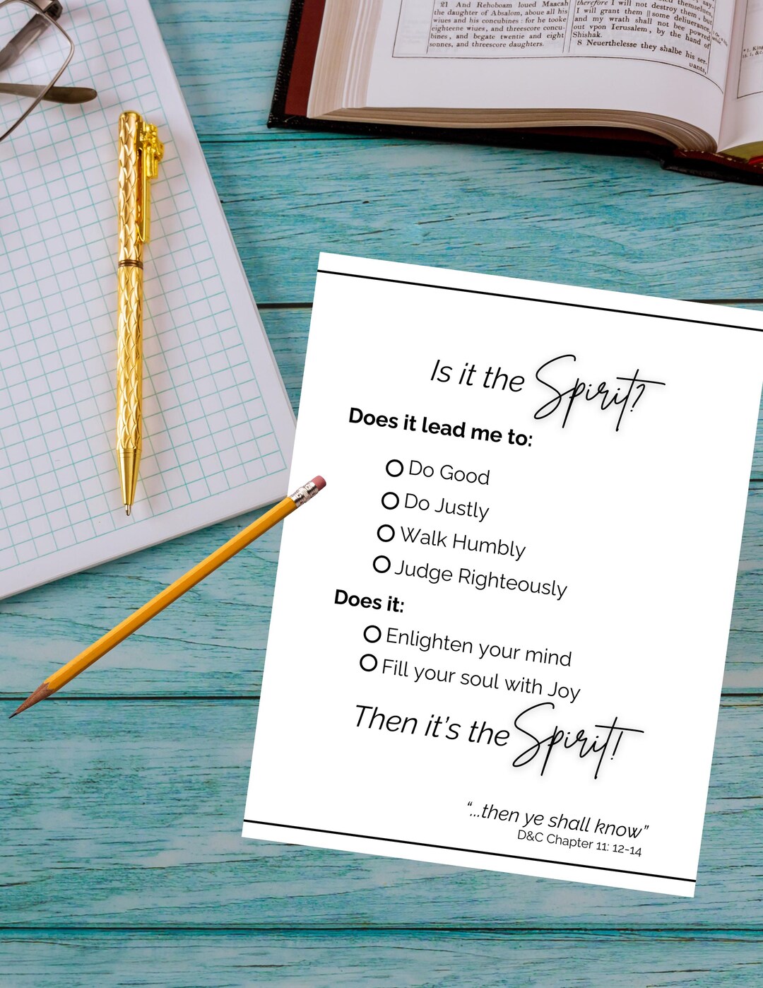 Is It the Spirit Printable, Black and White in 4 Sizes, Available for ...