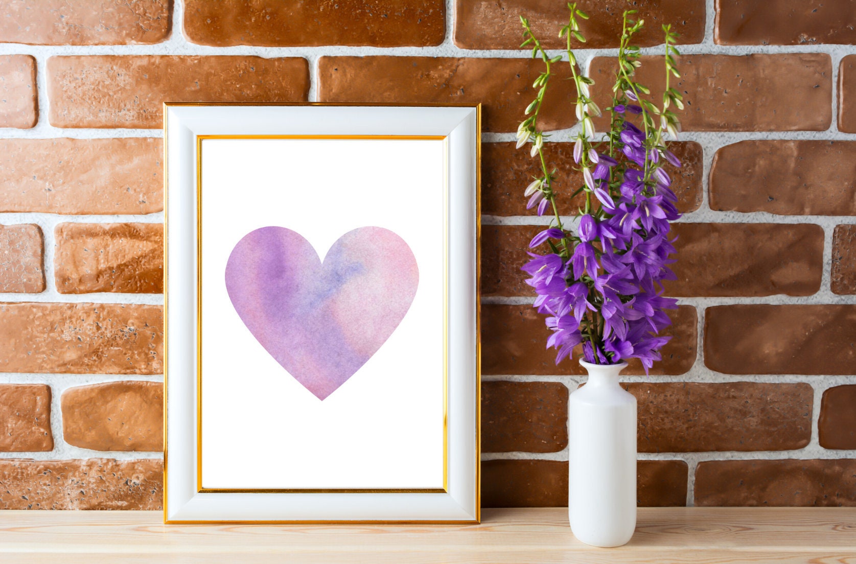 Purple Heart Frame