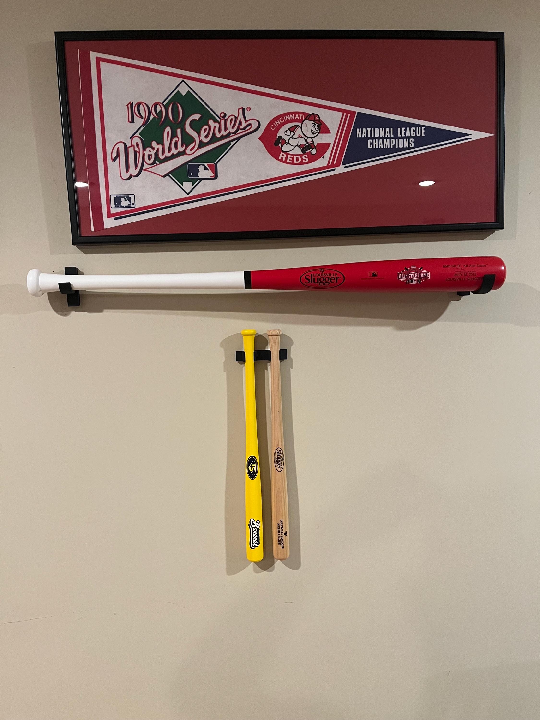 Souvenir Mini Bat Holder Vertical Rack Mount - Etsy
