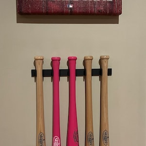 Souvenir Mini Bat Holder Vertical Rack Mount - Etsy