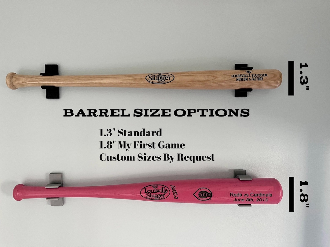 Souvenir Mini Bat Holder Wall Display Mount (set of 2) - Etsy