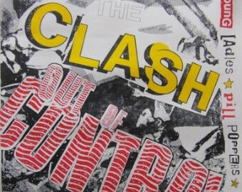 Clash Out of Control Poster - Etsy