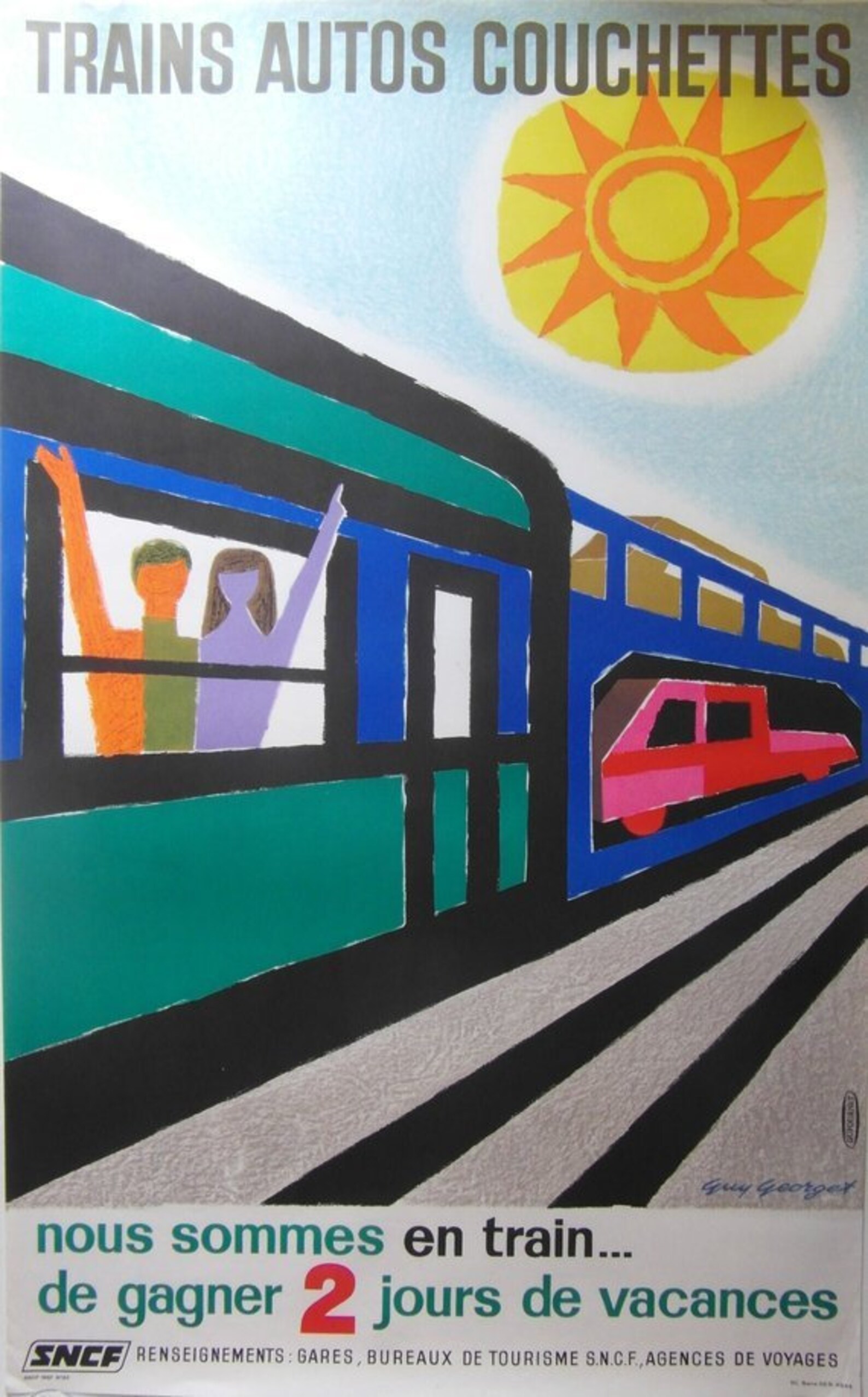 Original 1967 Guy Georget Small Format French National - Etsy