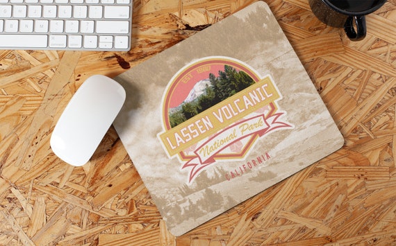 Lassen Volcanic National Park Mousepad Gifts for Outdoors | Etsy