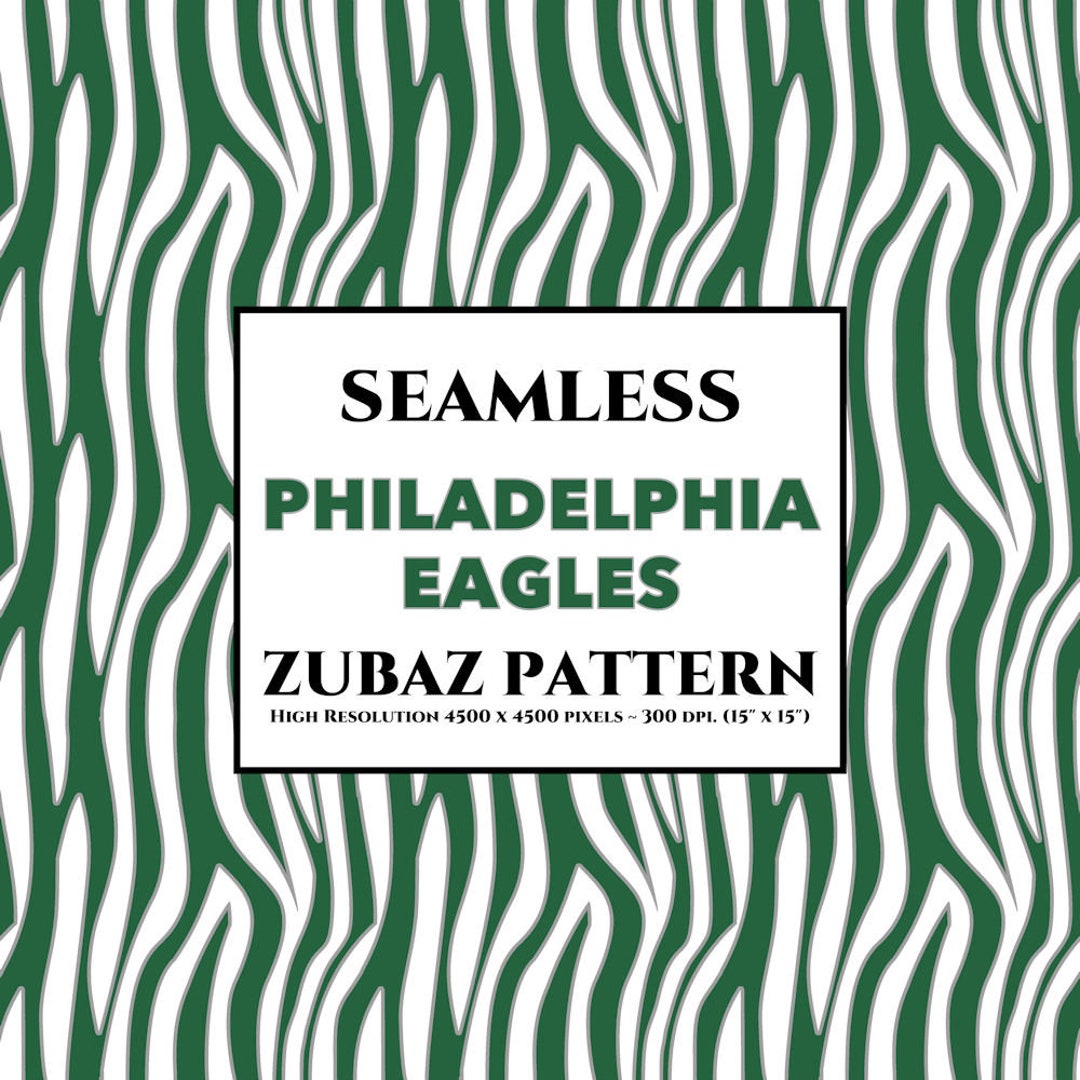 Philadelphia Eagles Zubaz Zebra Pattern SEAMLESS High Resolution ...