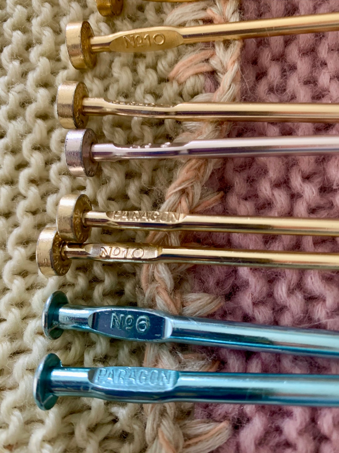 Vintage Knitting Needles Bundles of 4 Pairs Needles for Knitting All ...