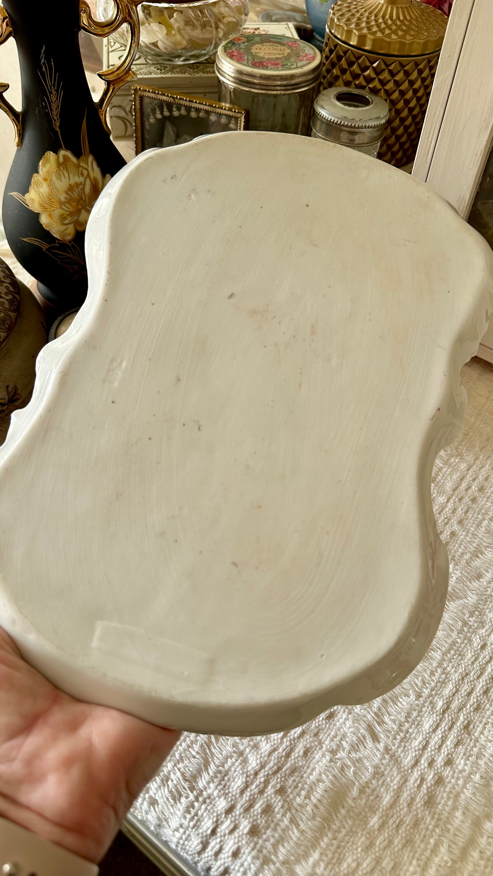 Antique Vanity Boudoir Set Porcelain Dressing Table Set With - Etsy