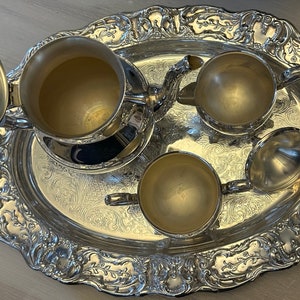 Rodd Silver Tea Service - Hecworth Pattern - Like NEW !!! - Un Used ...
