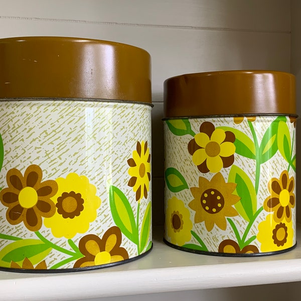 Retro Canister Set - Etsy