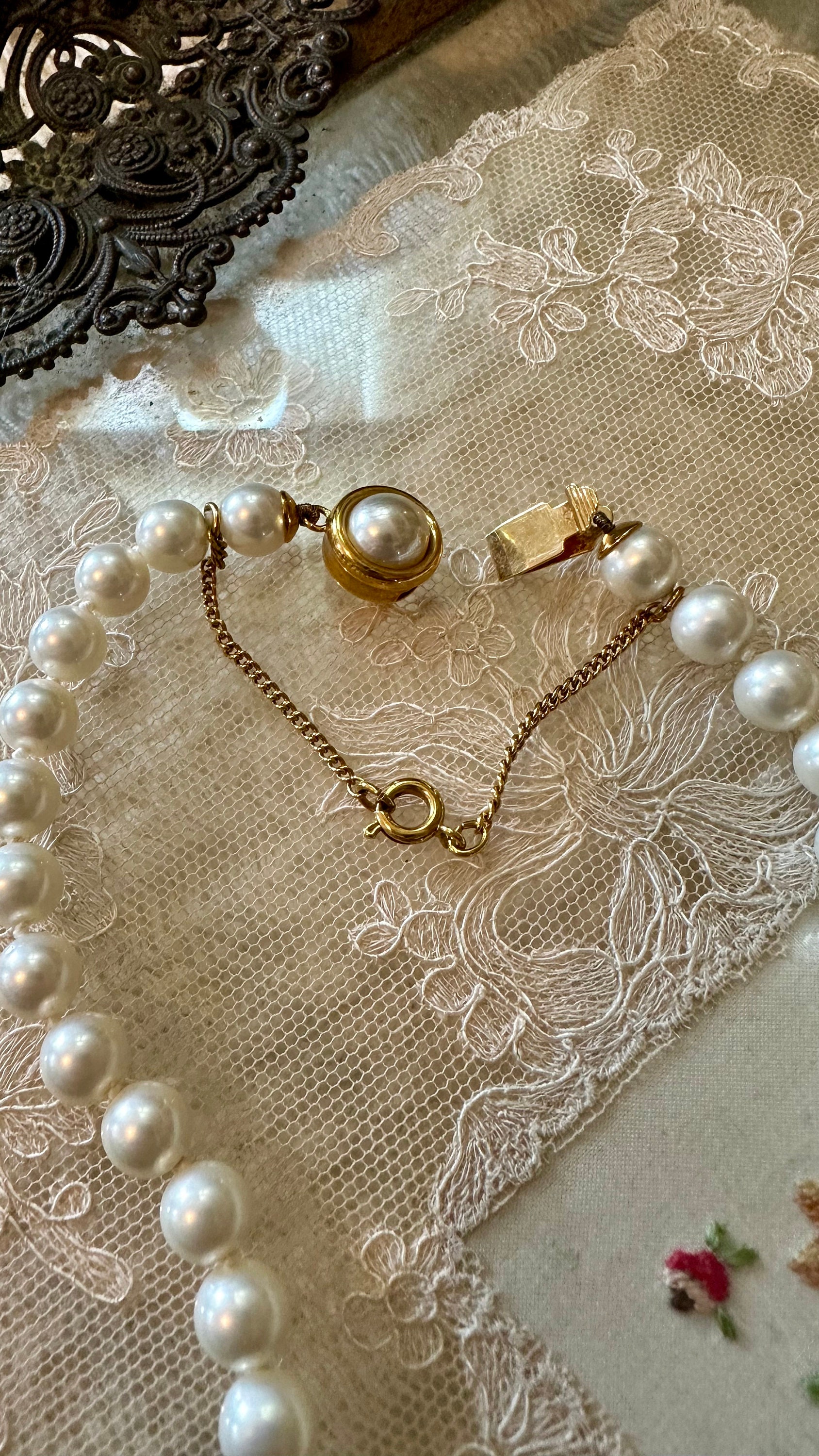 LB Mallorca Pearl Necklace Made in Spain Boxed Pearls - Etsy