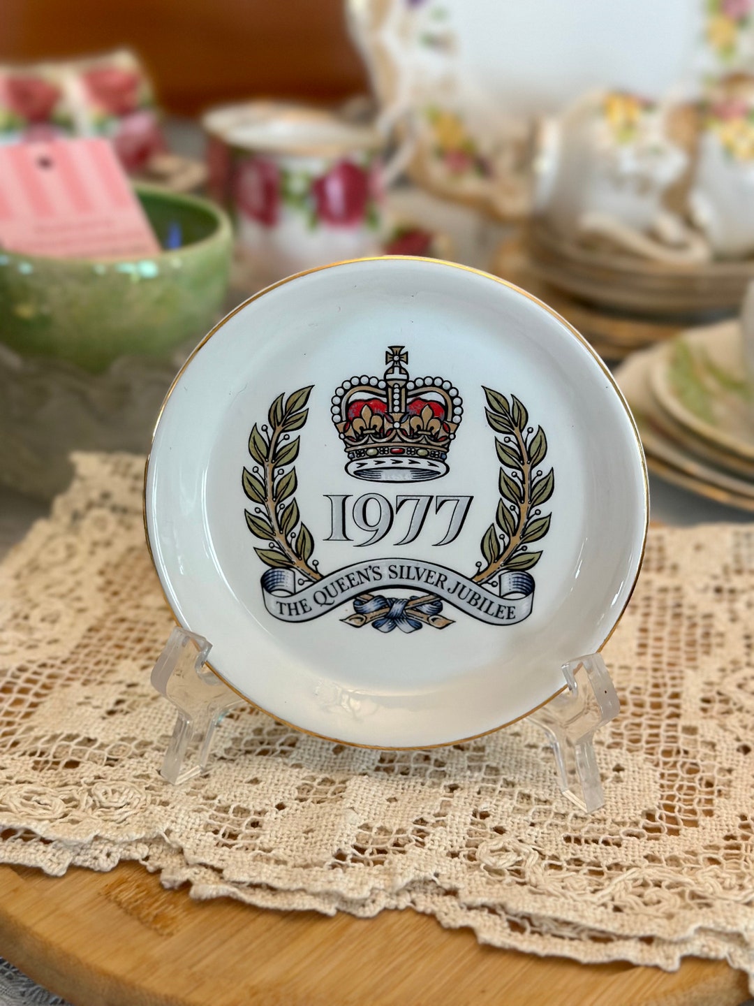 Vintage RWL London Silver Jubilee 1977 Pin Dish Vintage Collectable ...