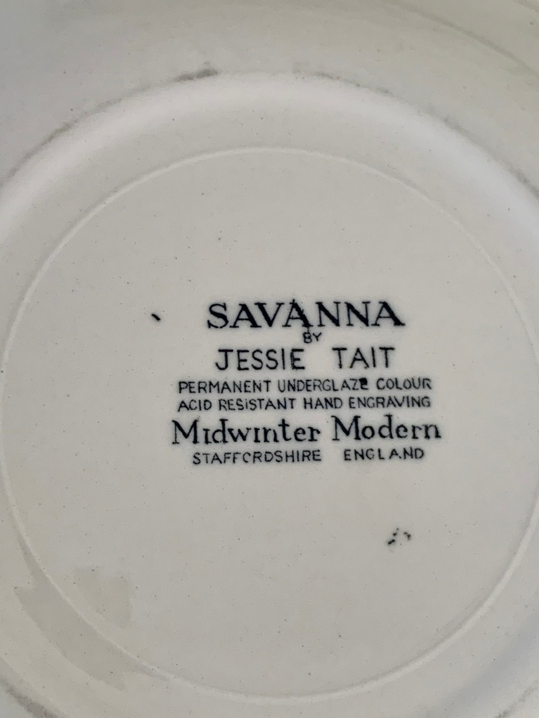 Savanna by Jessie Tait Midwinter Modern Staffordshire | Etsy