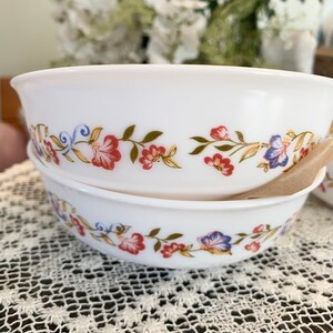 Arcopal France Vintage Collectable Bowls X 4 Retro - Etsy