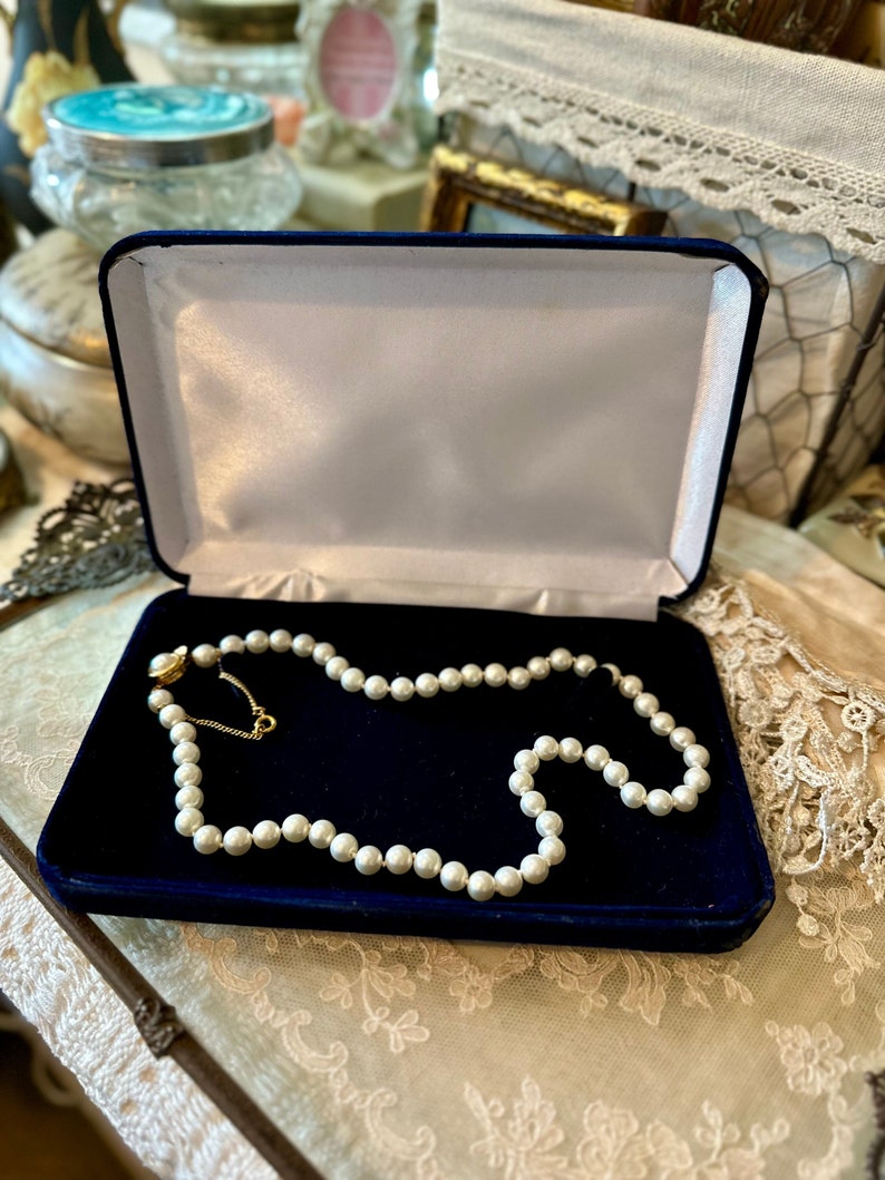 LB Mallorca Pearl Necklace Made in Spain Boxed Pearls - Etsy