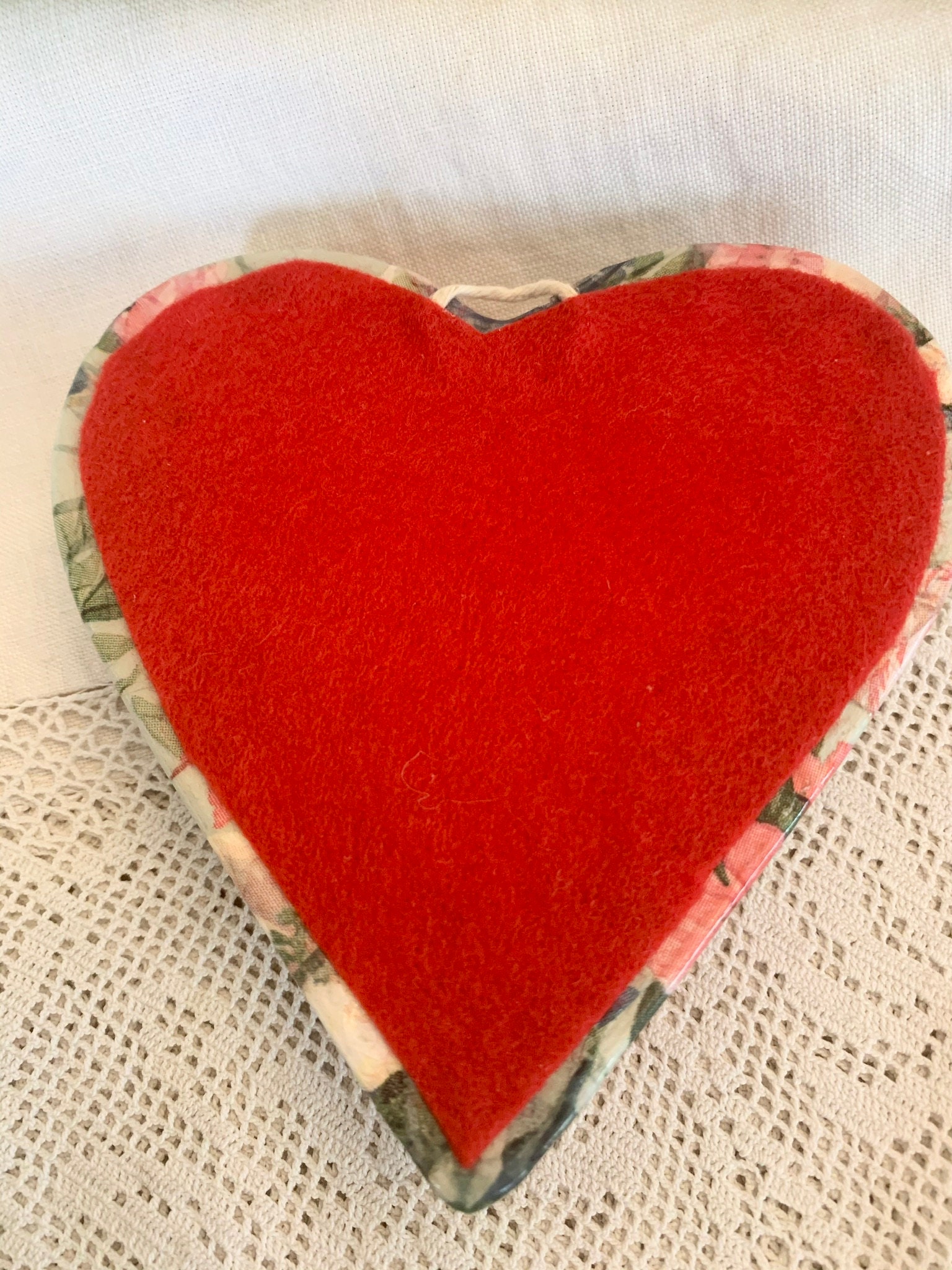 Decoupage Wall Heart Vintage Style Collectable Hand Made - Etsy