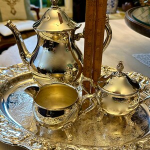 Rodd Silver Tea Service - Hecworth Pattern - Like NEW !!! - Un Used ...