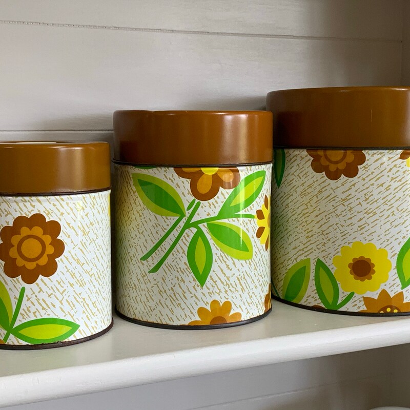 Retro Canister Set - Etsy