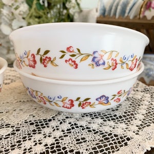 Arcopal France Vintage Collectable Bowls X 4 Retro - Etsy