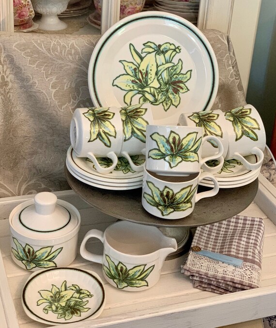 Palissy Part Set Orchid Tea Set Made by Royal Worcester | Etsy