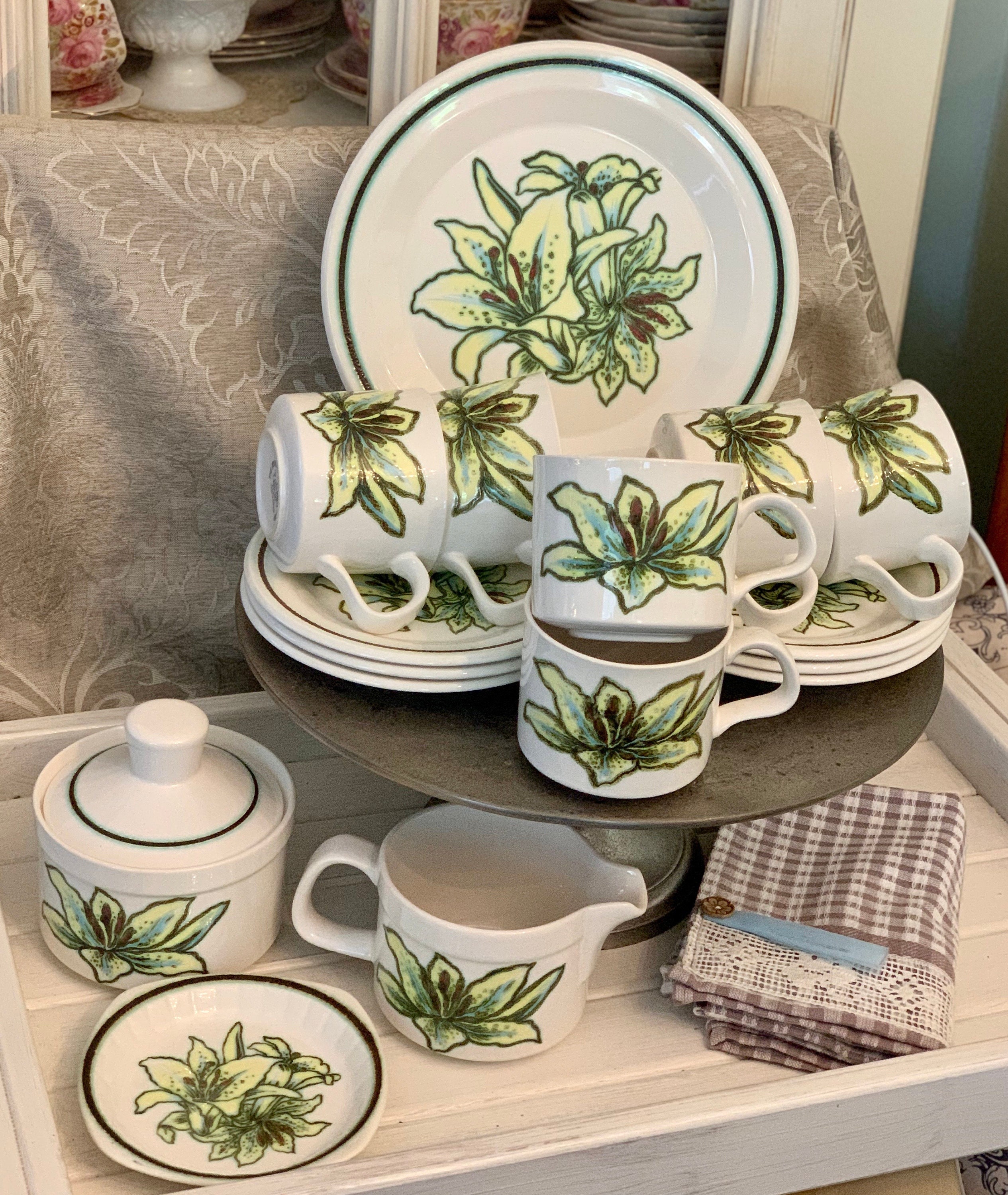 Palissy Part Set Orchid Tea Set Made by Royal Worcester - Etsy