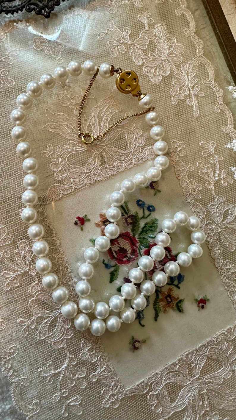 LB Mallorca Pearl Necklace Made in Spain Boxed Pearls - Etsy