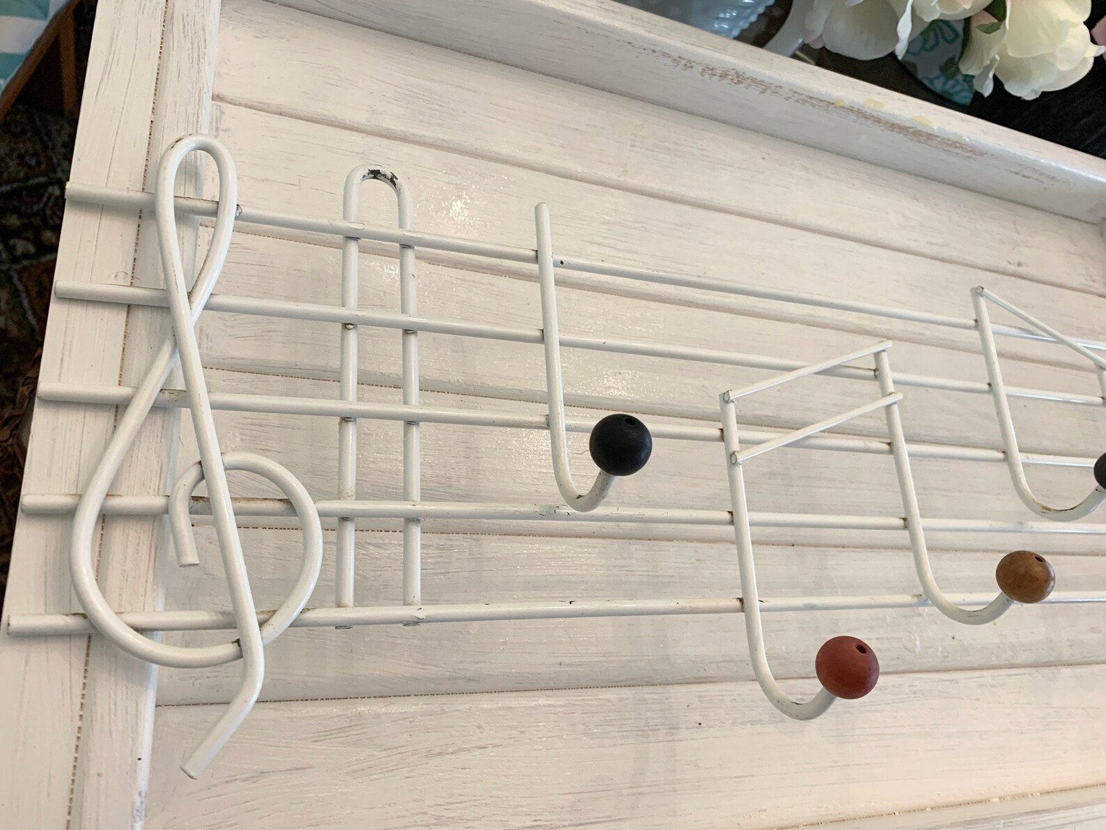 Music Notes Wall Rack Retro Hanger Coat Hanger Hat Rack - Etsy