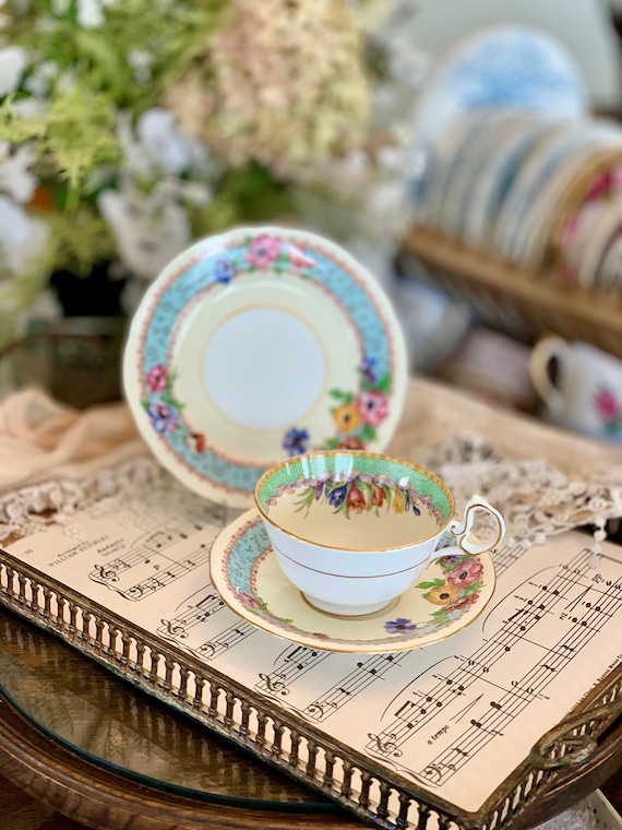 Collectable Vintage China Ansley Collectable Trio Ansley - Etsy