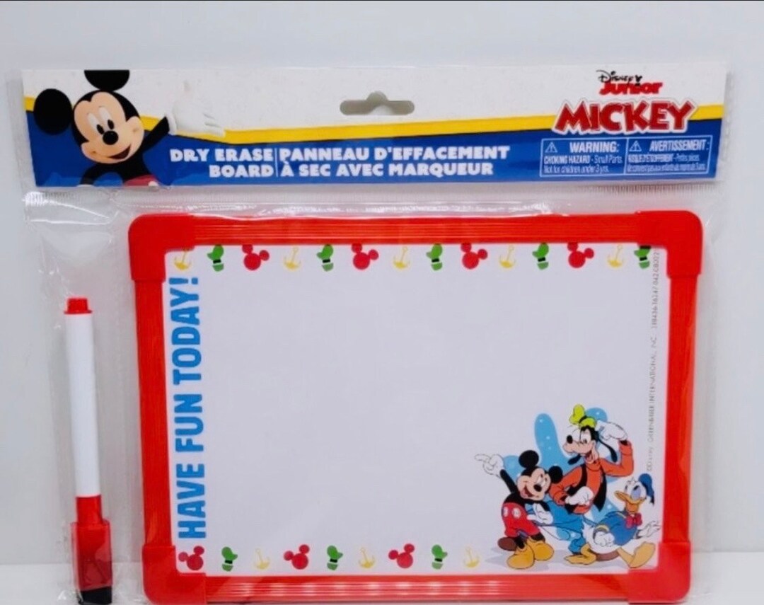 Disney Junior Mickey Mouse Erase Board - Etsy