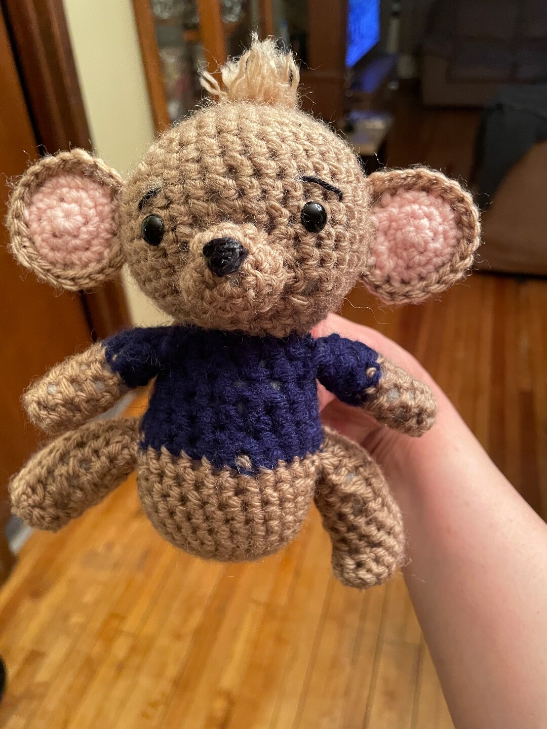 Hand Crocheted Winnie the Pooh’s Roo Keychain - Etsy