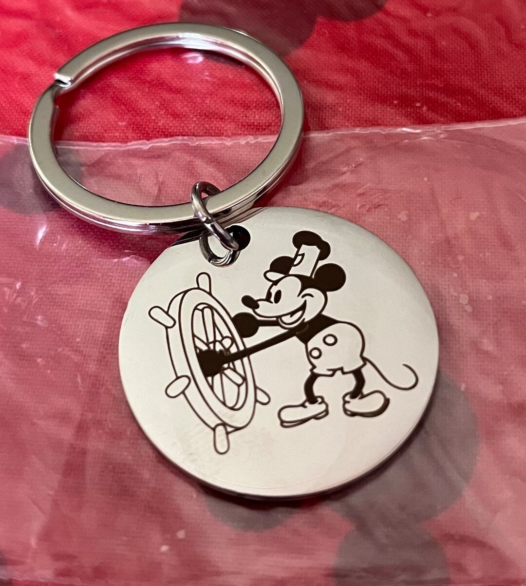 Mickey Mouse Keychain - Etsy