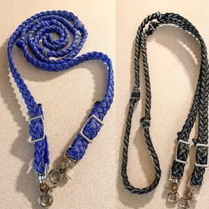 Custom Barrel Racing Reins/ Adjustable Reins/ Made to Order - Etsy