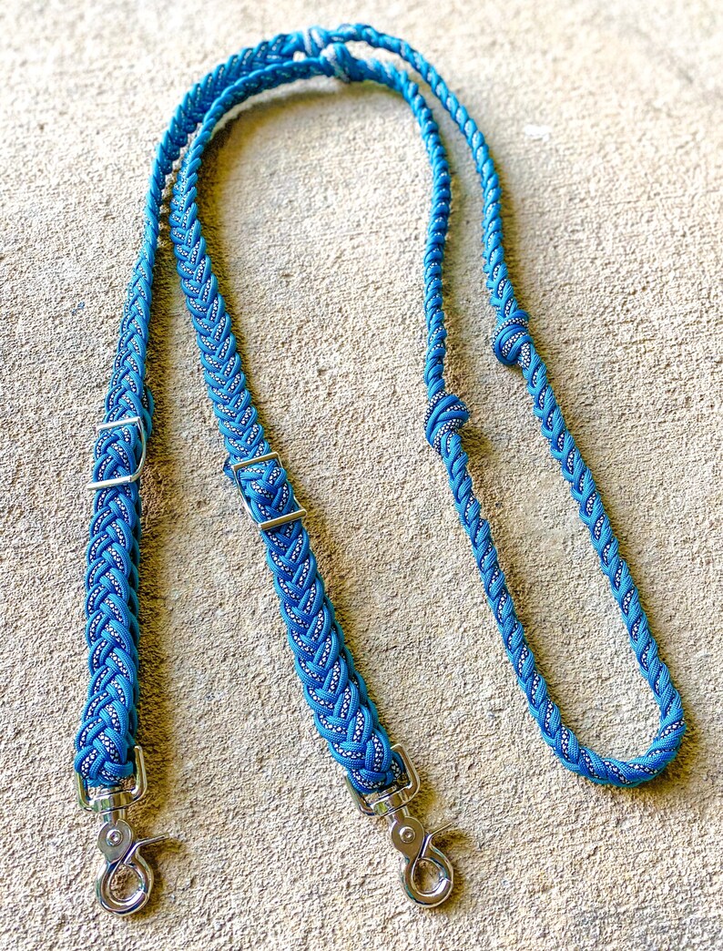 Custom Barrel Racing Reins/ Adjustable Reins/ Made To Order | Etsy