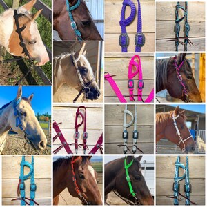 Custom One Ear Horse Headstalls/ Horse Bridle / Made to Order - Etsy