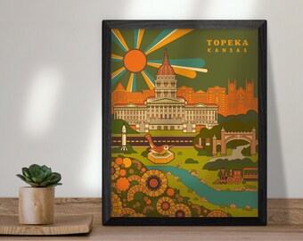 Topeka Ks Wall Art - Etsy