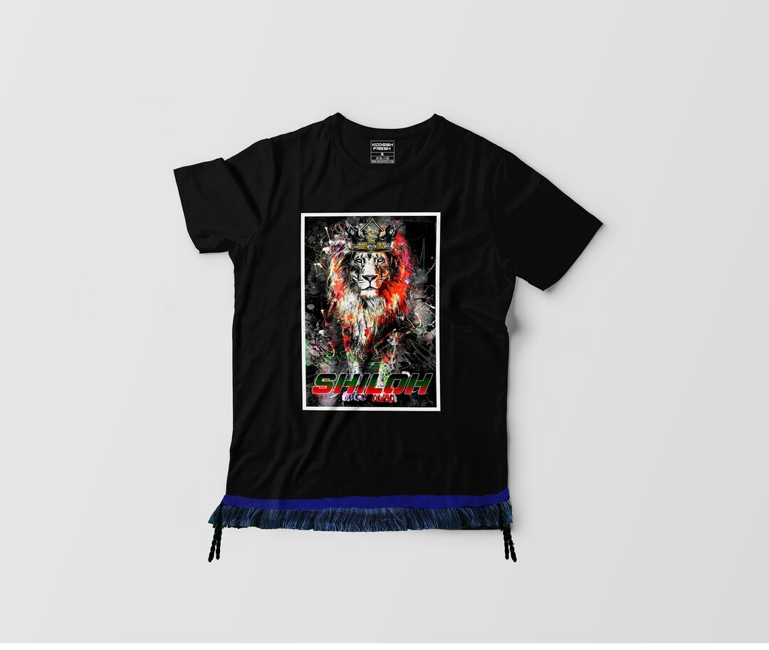 Kodesh Fresh Shiloh Hebrew Israelite Fringed T-shirt - Etsy