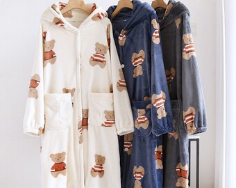 Teddy Bear Dressing Gown - Etsy
