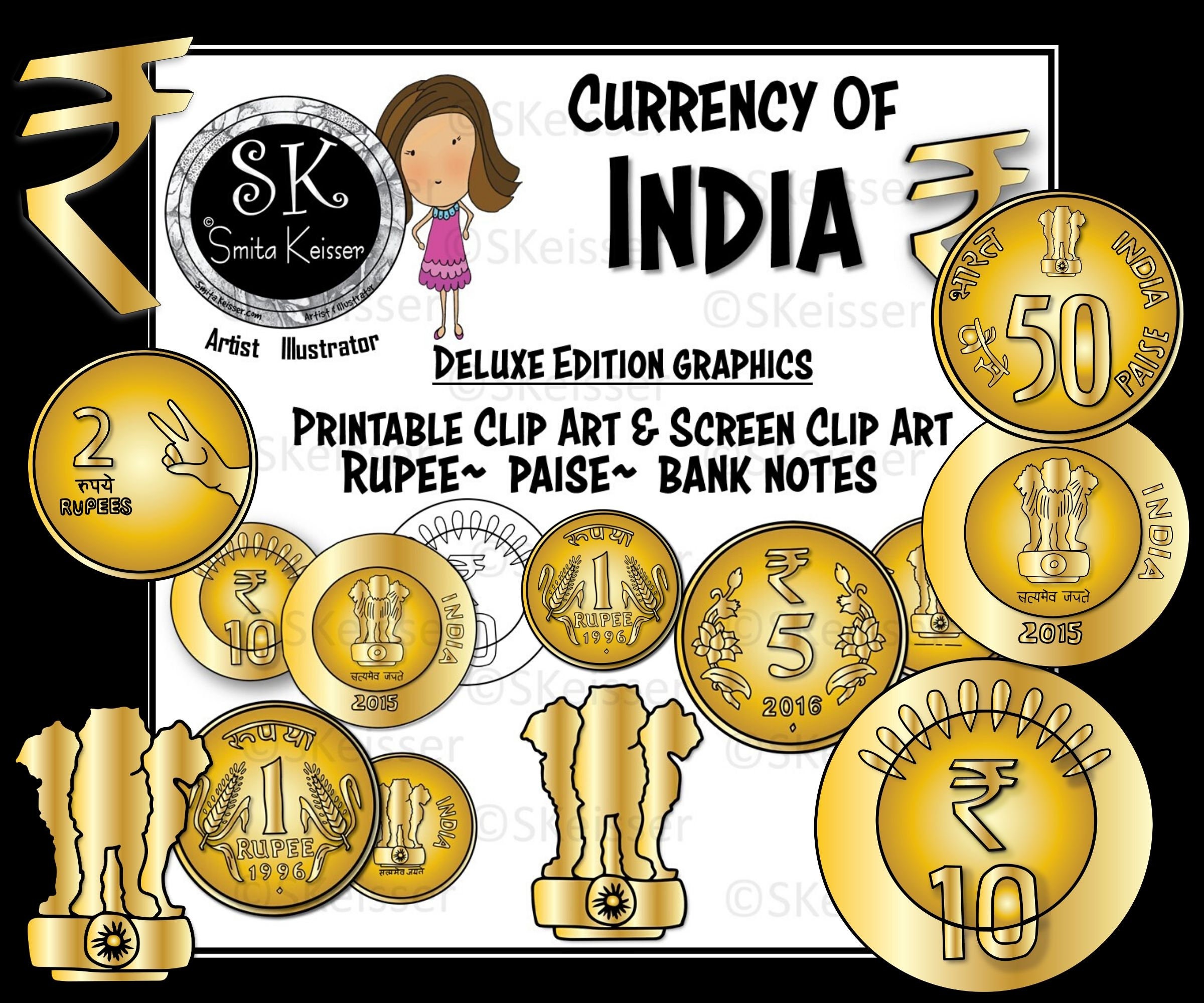 Money Graph Clip Art