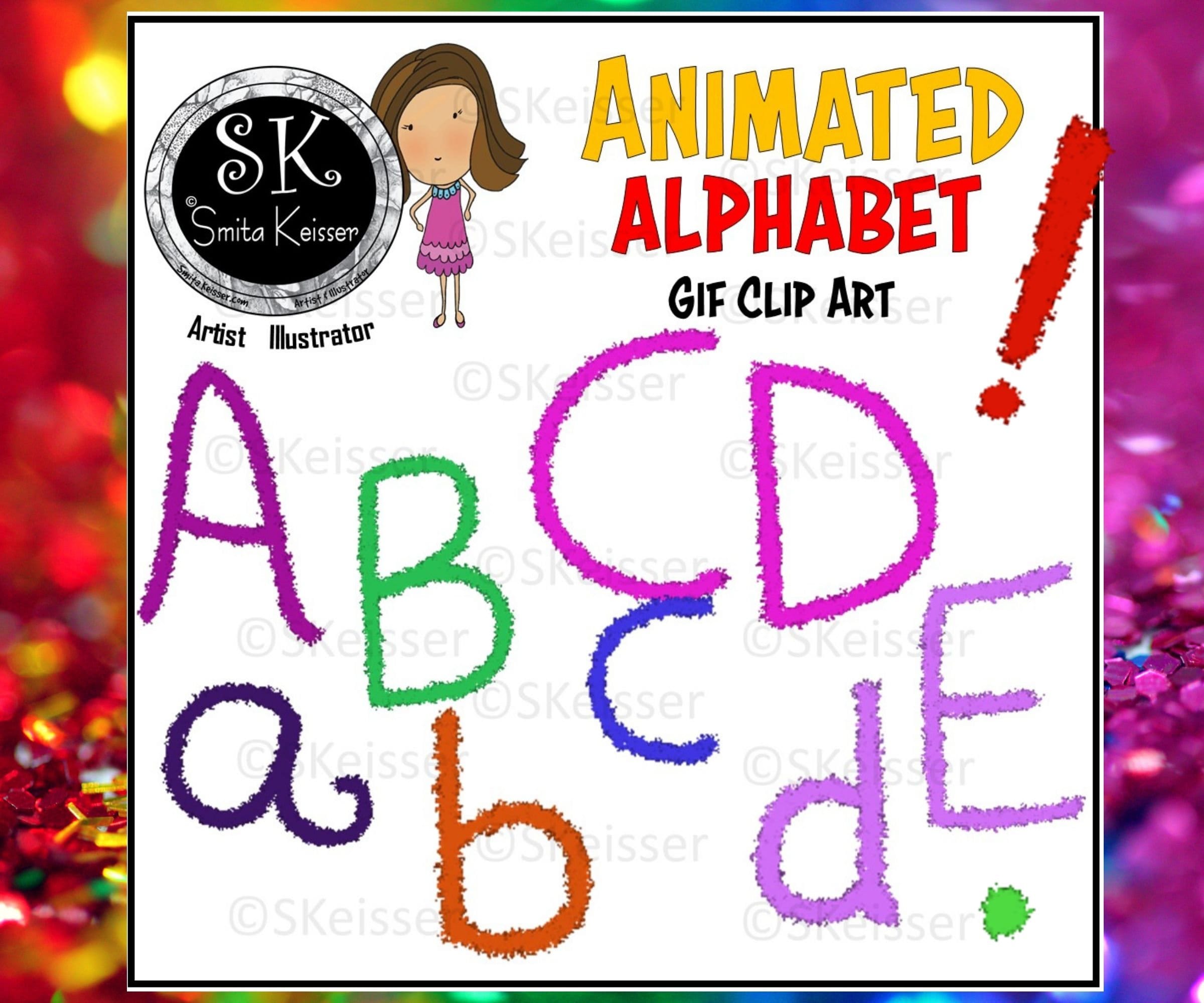 Animated Alphabet Clip Art