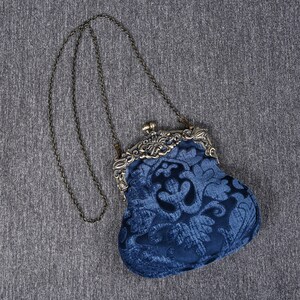 Chatelaine Purse Victorian Crossbody Evening Bag Carpet Bag Vintage ...