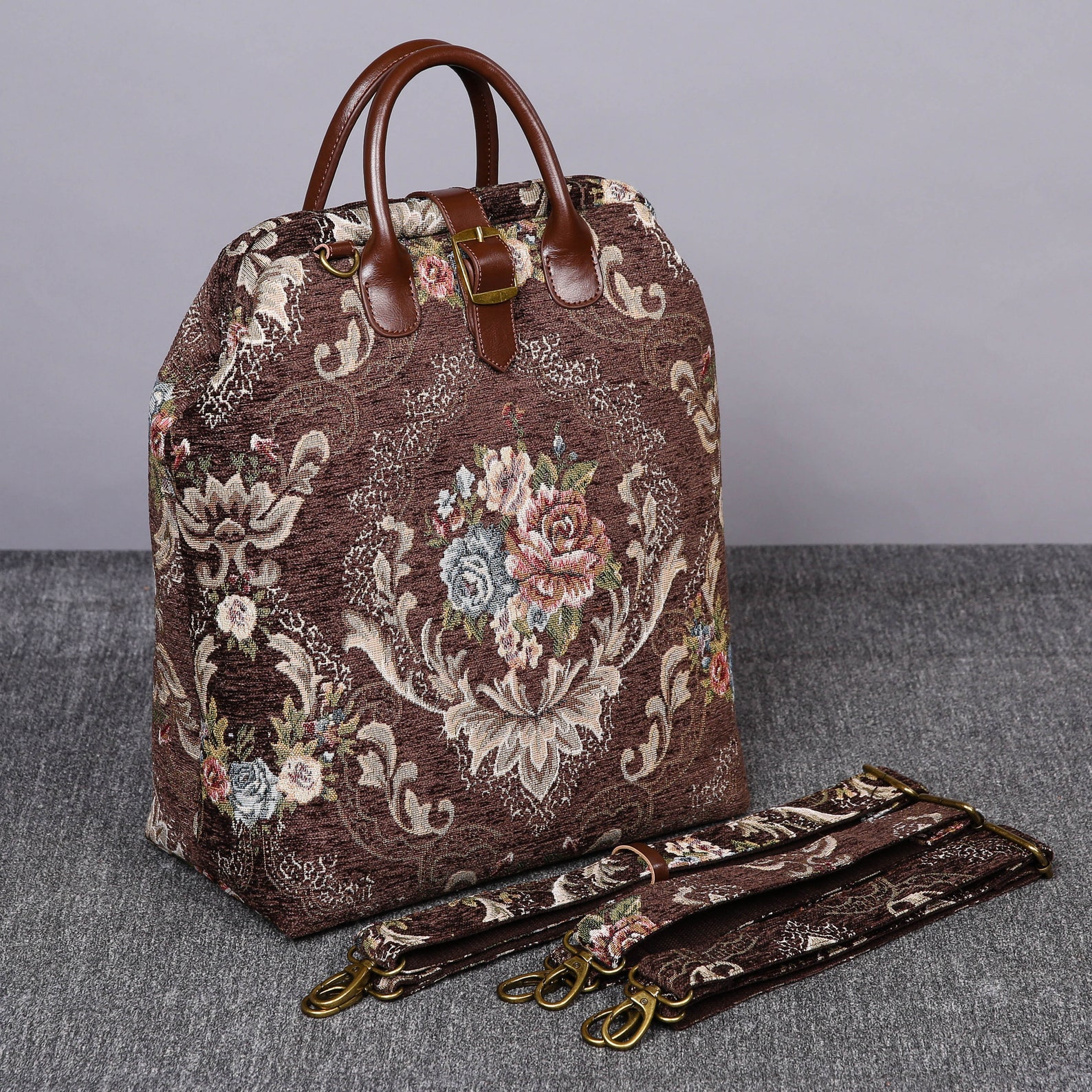 Multi-functional Carpet Laptop Backpack Victorian Shoulder Bag | Etsy