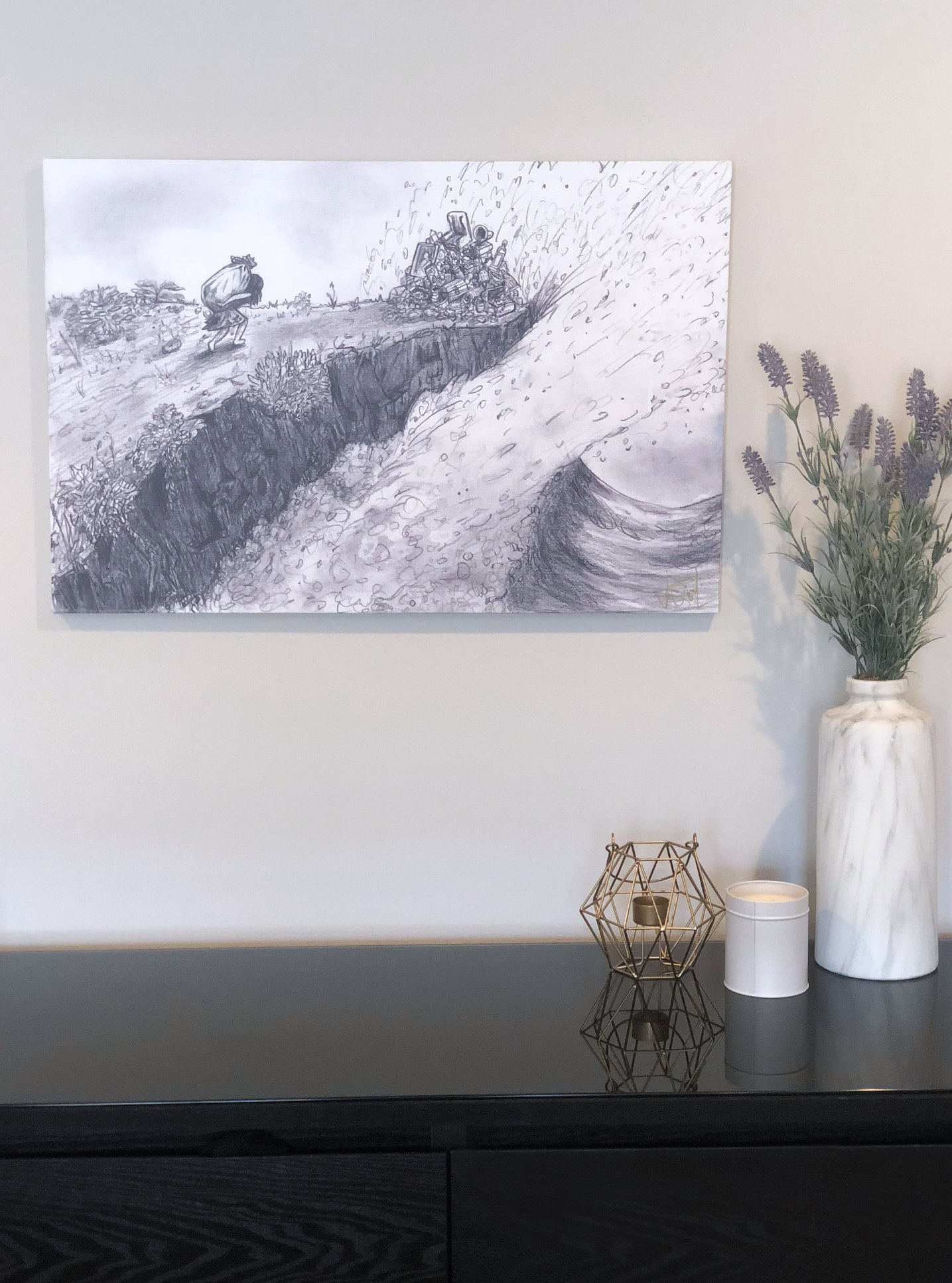 TREASURE Large 16x20 Canvas Art Print sketch by - Etsy