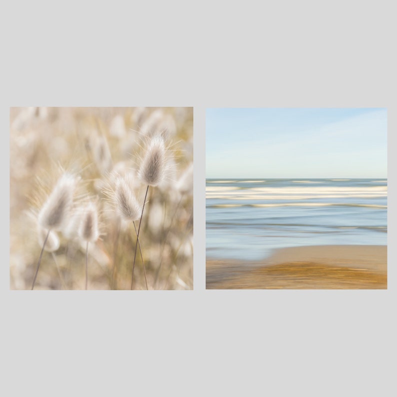 Set of 9 Square Beach Prints Nautical Coastal Photography - Etsy Australia