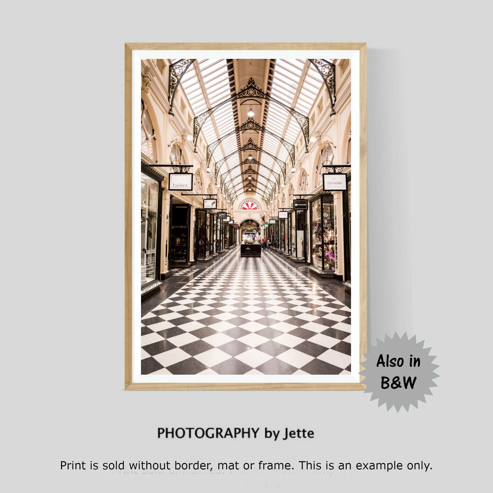 Melbourne Royal Arcade Photography Print Architecture - Etsy