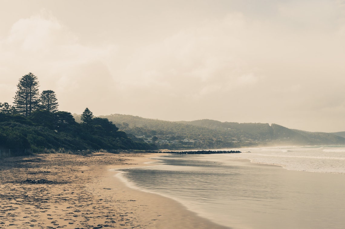 Lorne Beach Wall Art, Australian Coastal Photography, Great Ocean Road ...