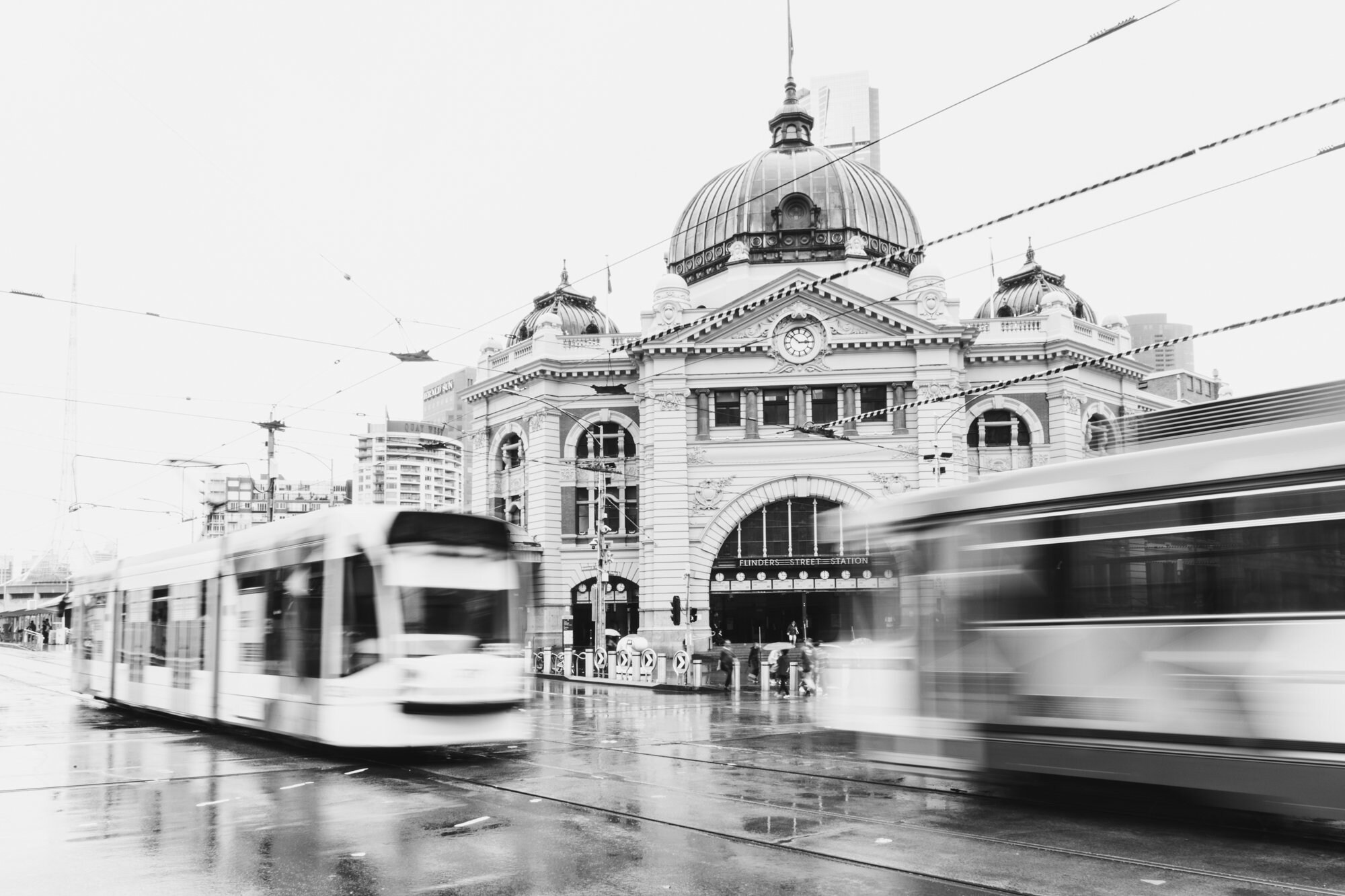 Set of 4 Melbourne Prints, Australian Black and White Wall Art ...