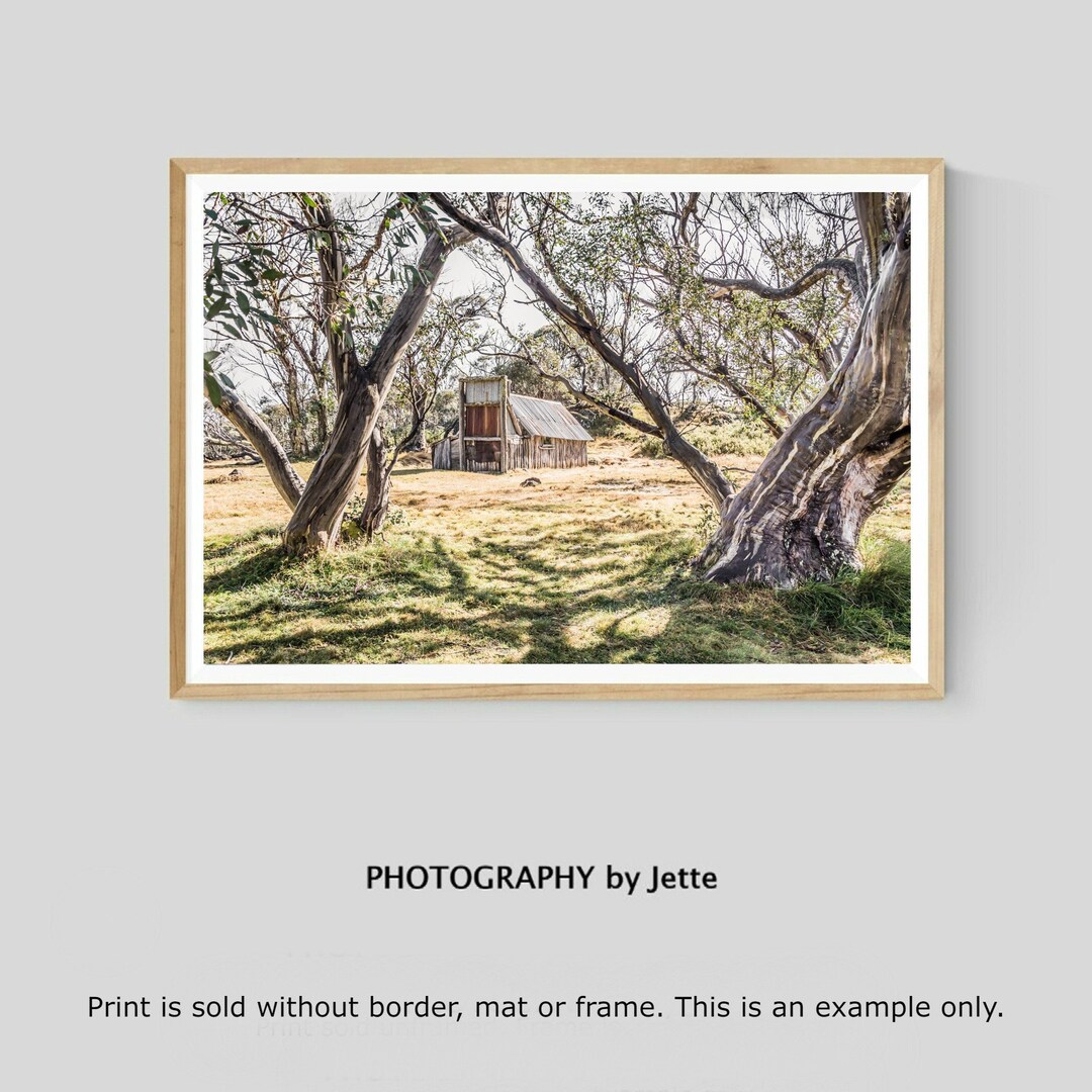 Wallace Hut Print, Australian High Country Photography, Alpine Region ...