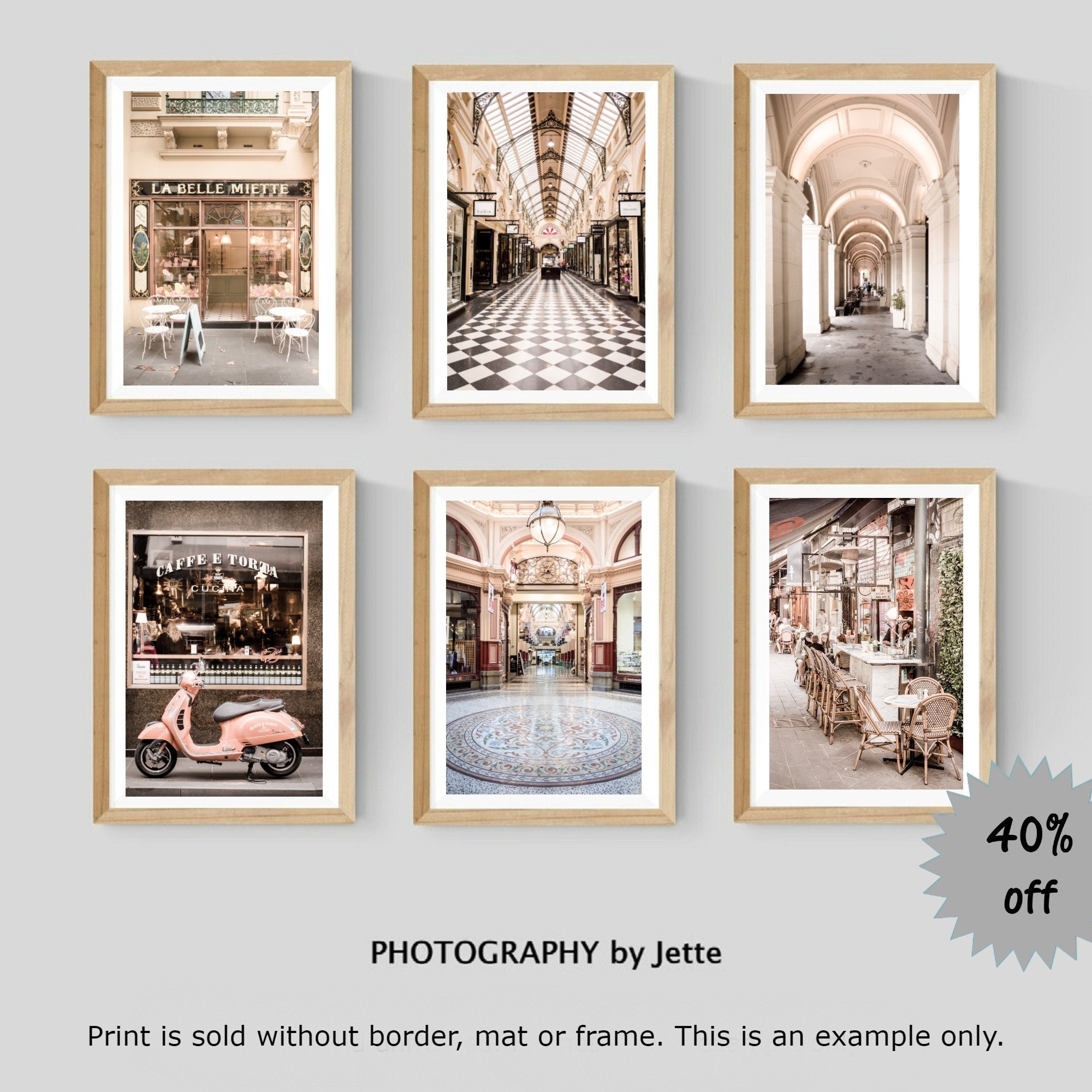 Set of 6 Melbourne Prints, Gallery Wall Art, Photography Print Set ...